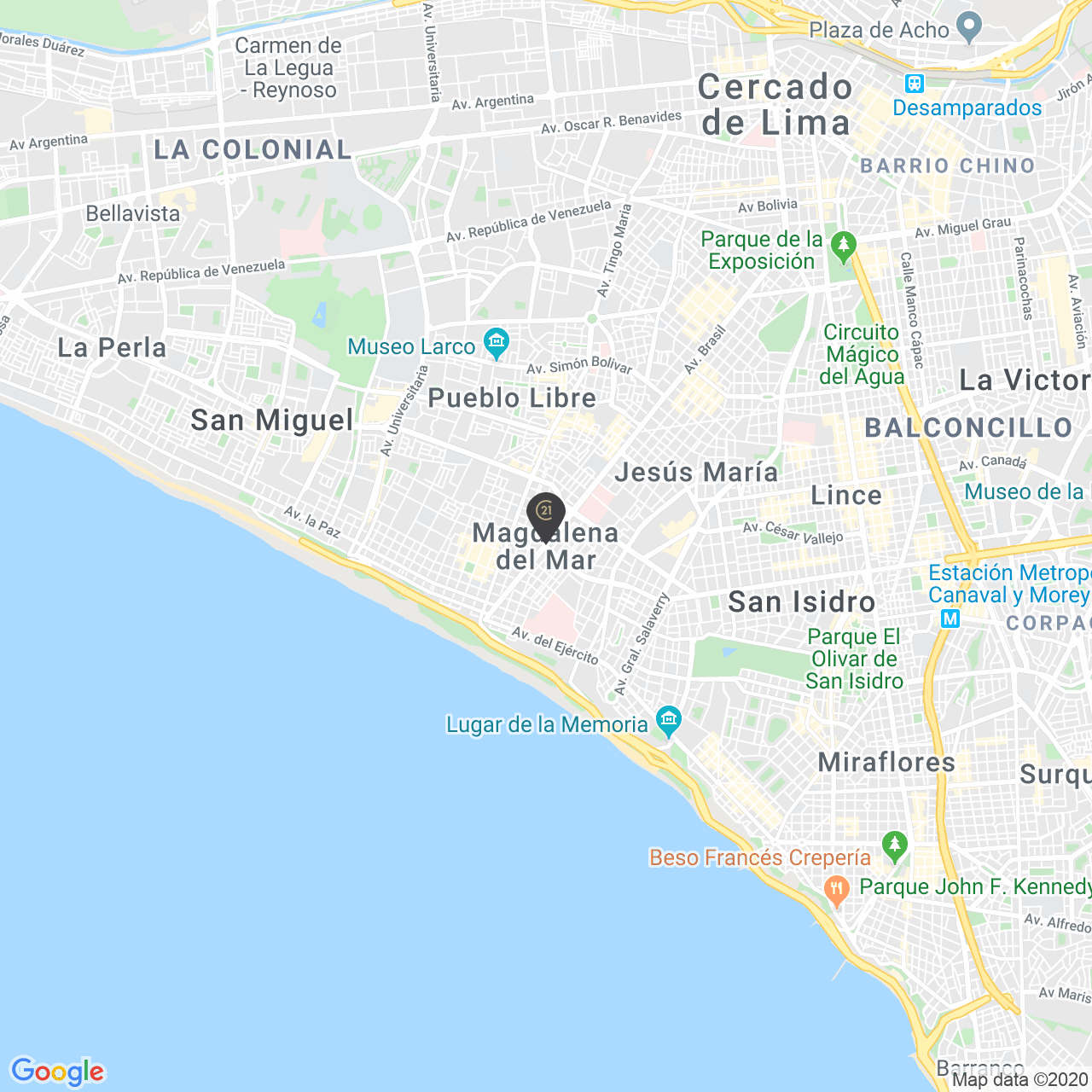 Magdalena del Mar, Lima, Lima, Perú.